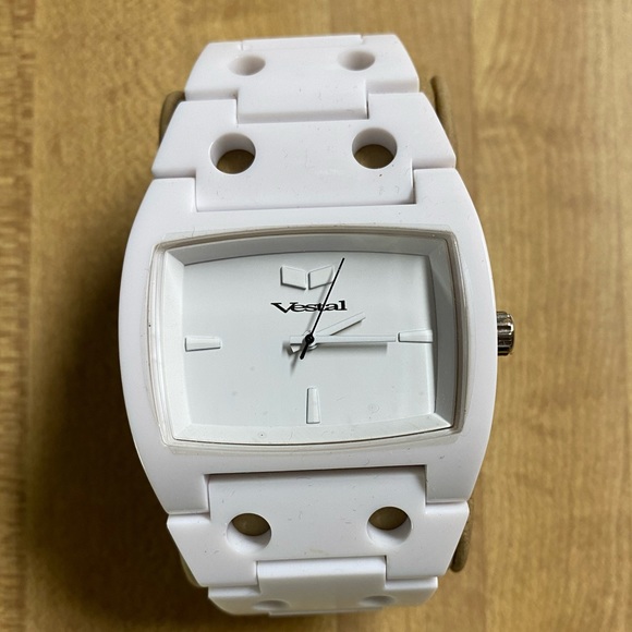 Vestal | Accessories | Vestal Destroyer White Plastic Watch | Poshmark